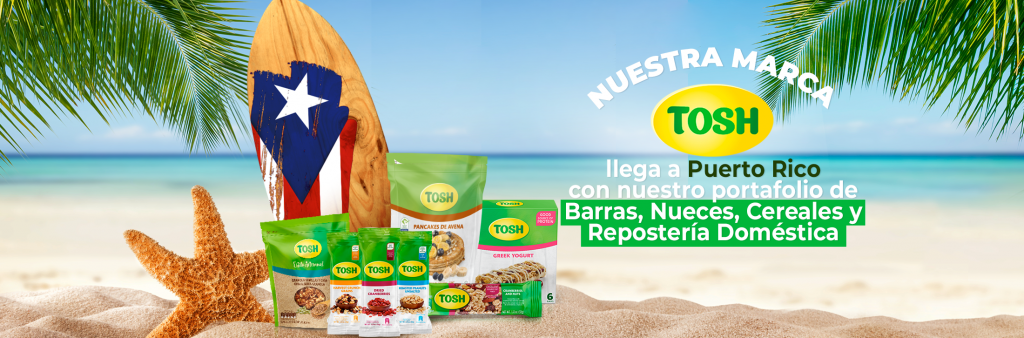 Nuestra marca TOSH llega a Puerto Rico con cuatro categorías de ...